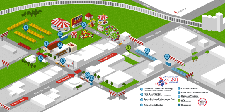 2025 Program & Map - Oklahoma Czech Festival – Yukon, Oklahoma